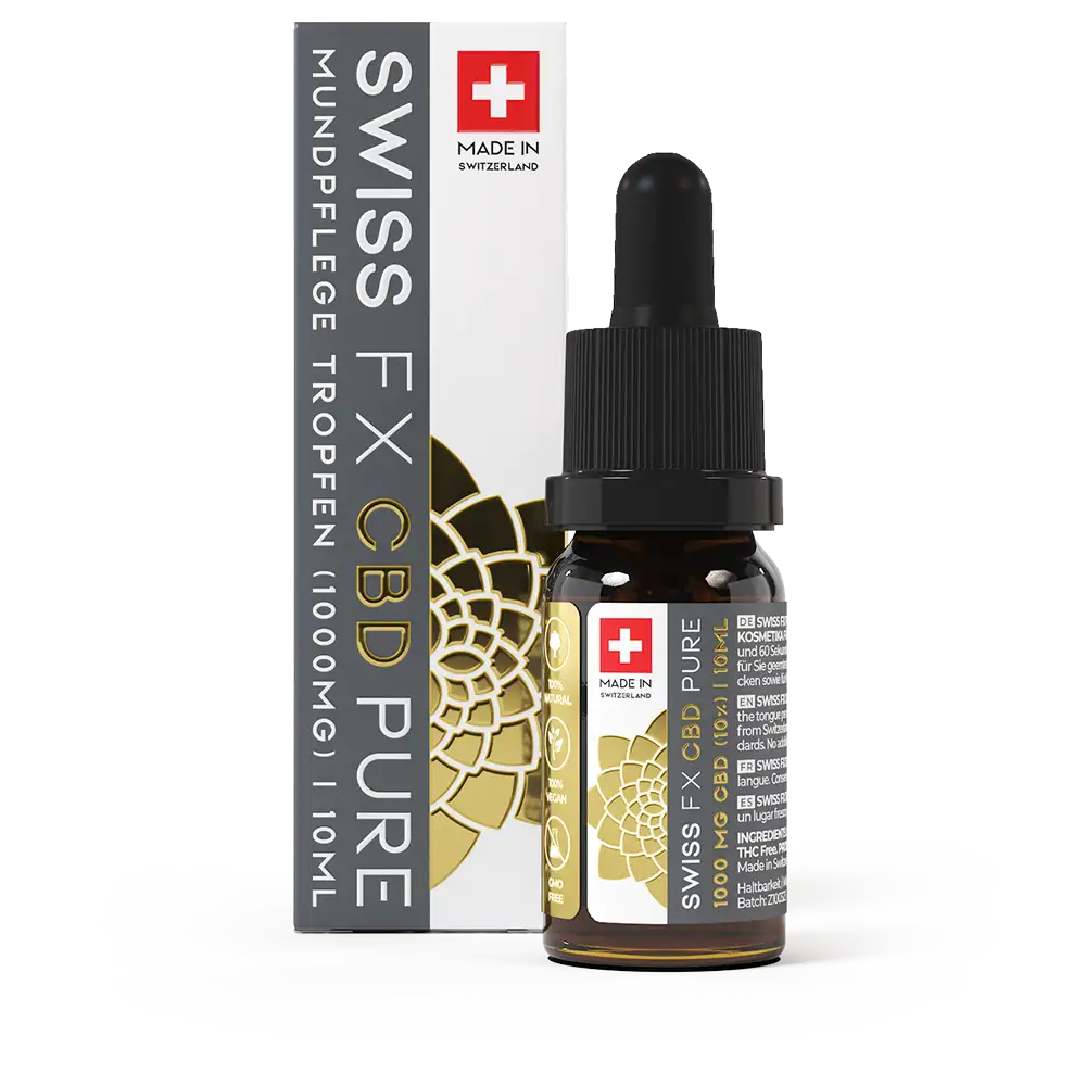 CBD Öl ohne THC mit 10% CBD – SWISS FX